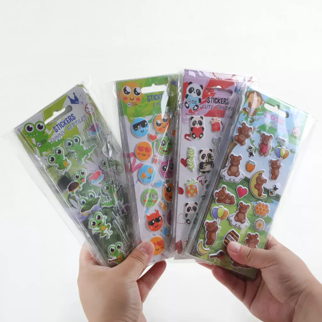 Free Stock Puffy Sticker Sample Pack - Custom Puffy Stickers