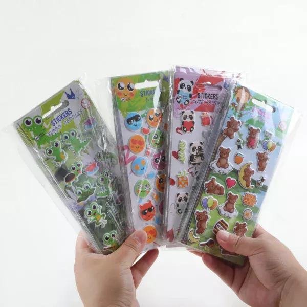 Free Stock Puffy Sticker Sample Pack - Custom Puffy Stickers